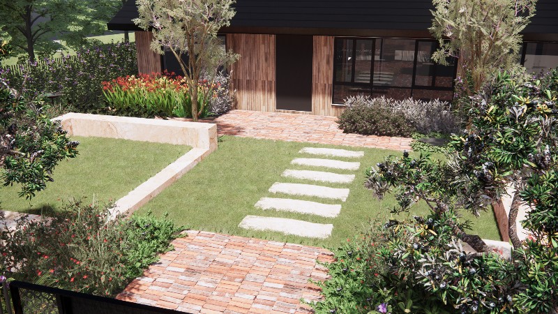 Low maintenance garden design for Perth