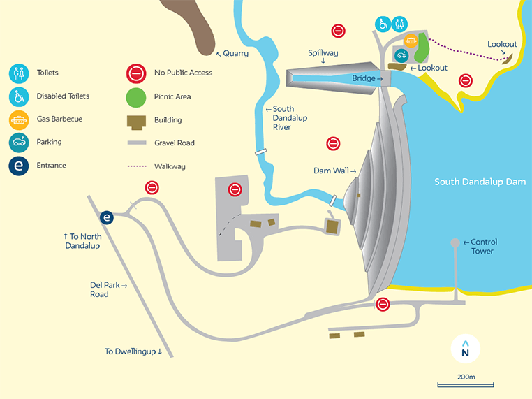 South Dandalup Dam | Facilities & Opening Hours - Water Corporation